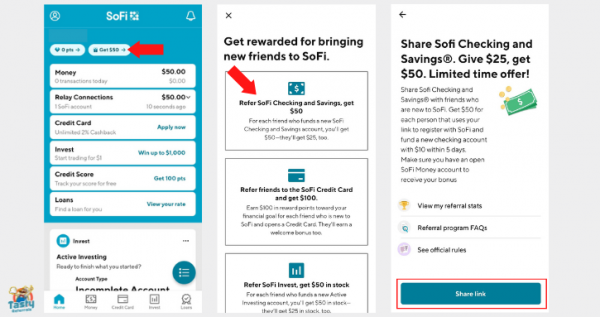 $275 SoFi Referral for FREE Checking + $75 Bonus [2025] Tasty Referrals